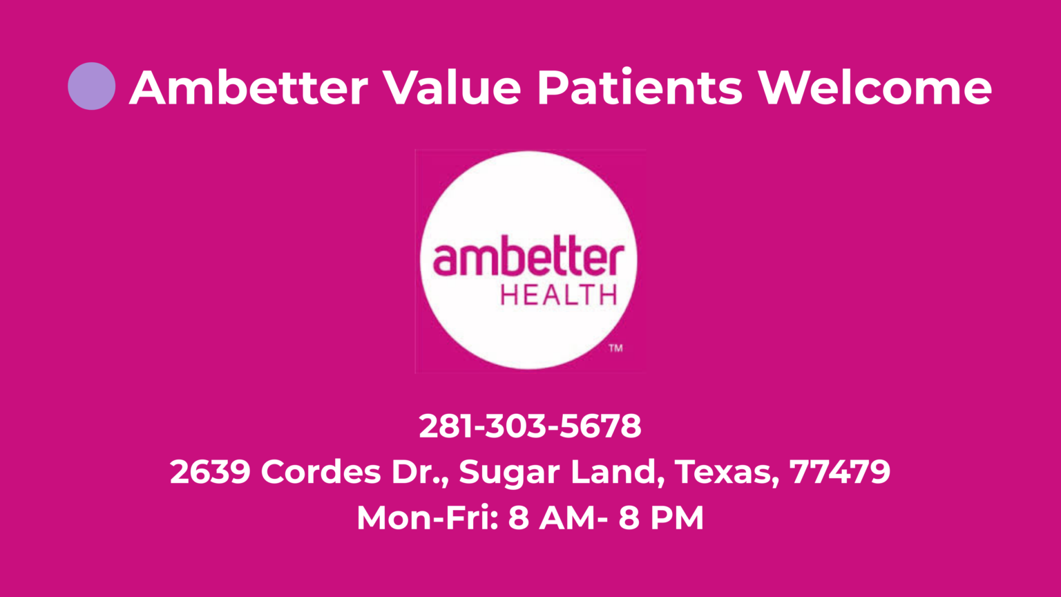Urgent Care for Ambetter Value - I and My Doctor